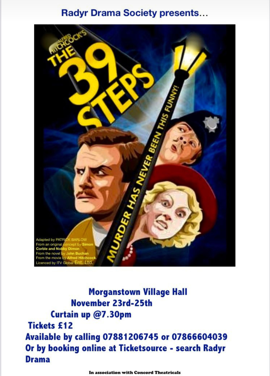 Nov 2022 – The 39 Steps | Radyr & Morganstown Community