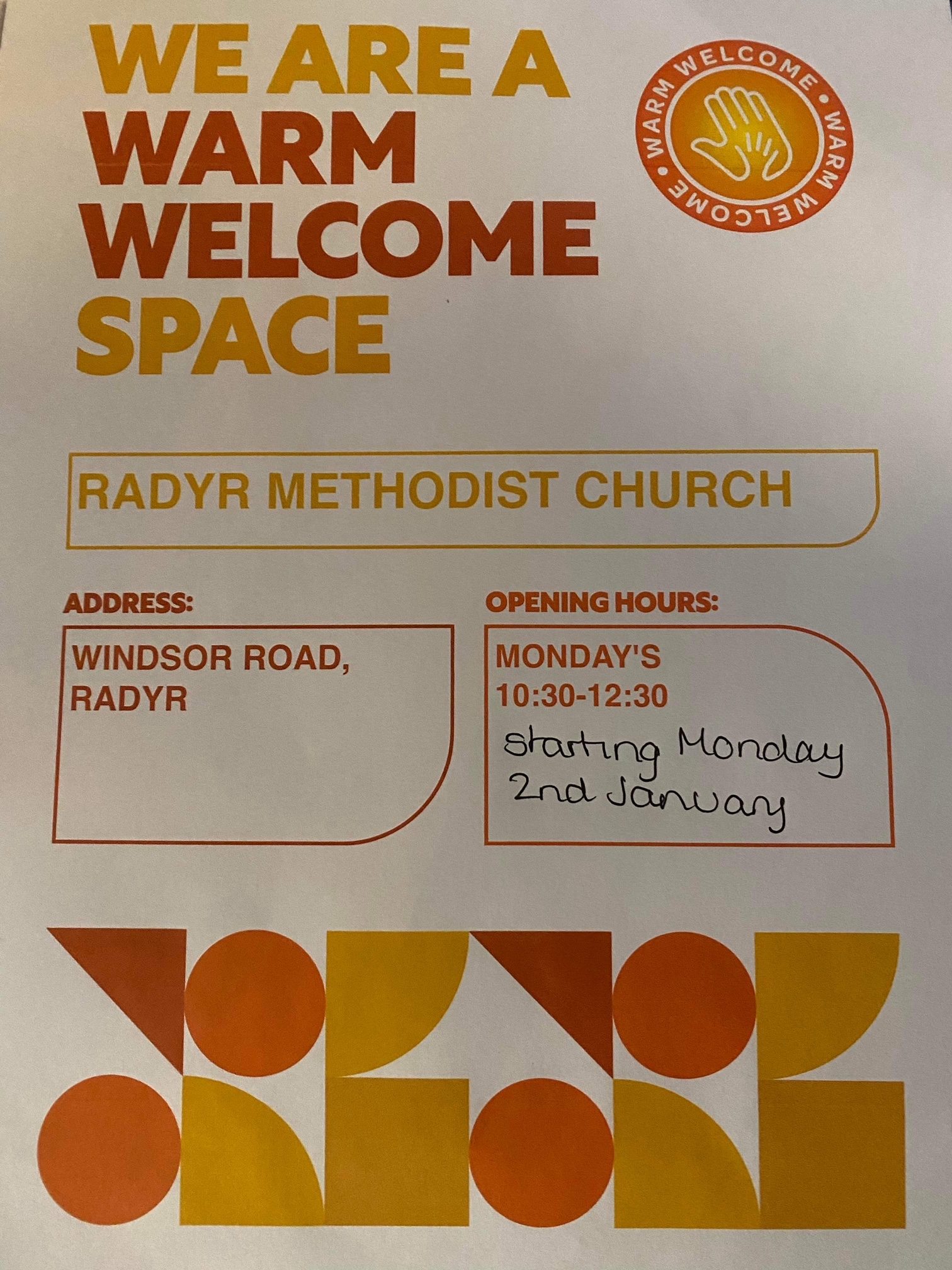 Warm Welcome Space | Radyr & Morganstown Community