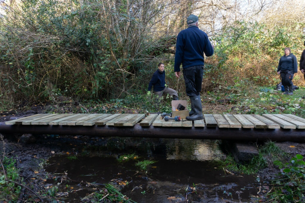 New bridge at the Burnt Mound in Radyr Woods | Radyr & Morganstown ...