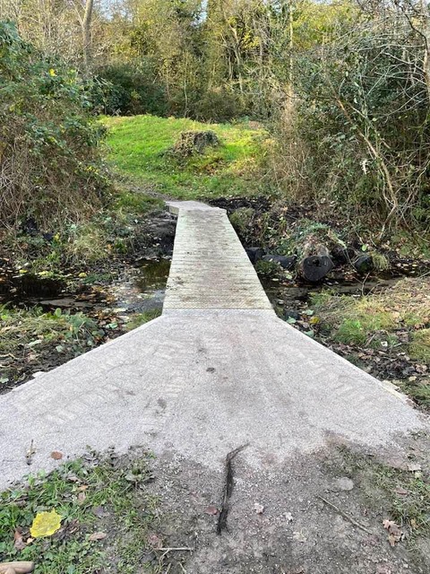 New bridge at the Burnt Mound in Radyr Woods | Radyr & Morganstown ...