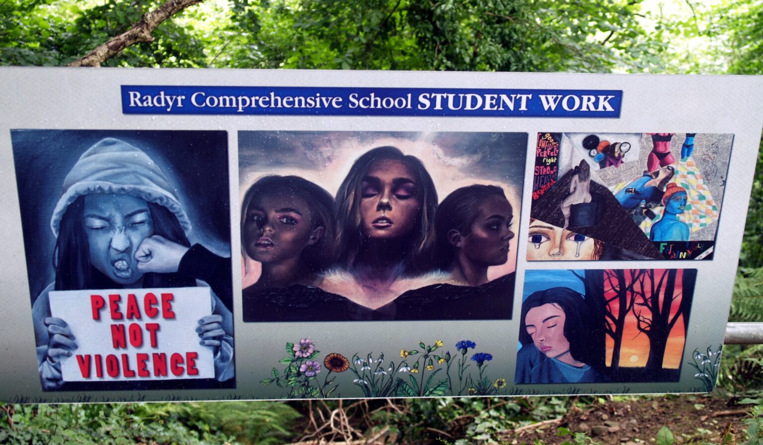 Student Artwork in Radyr Woods | Radyr & Morganstown Community