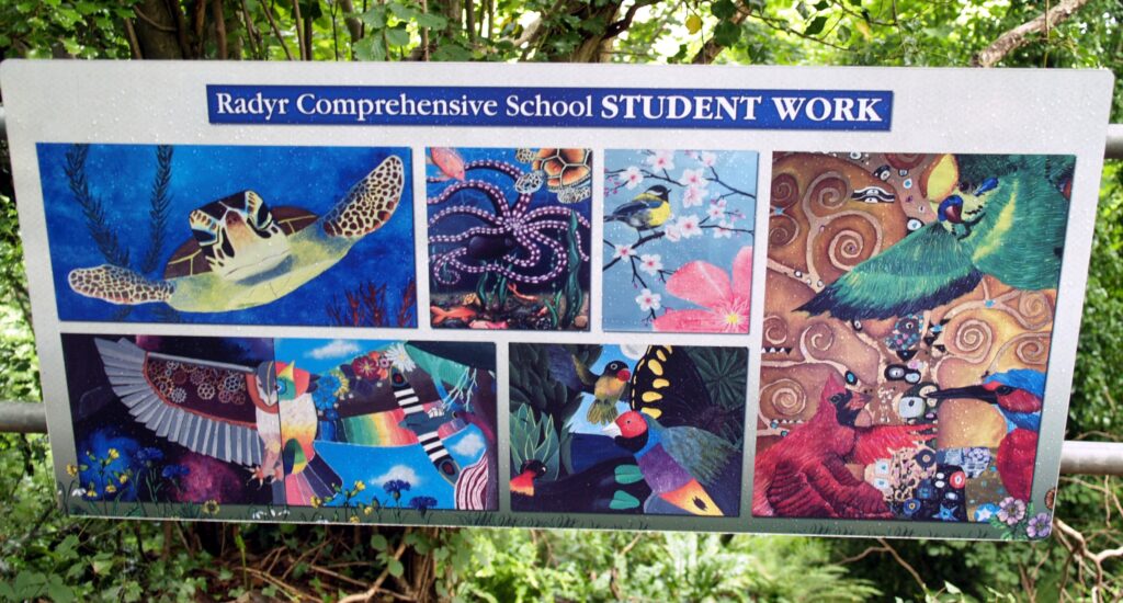Student Artwork in Radyr Woods | Radyr & Morganstown Community